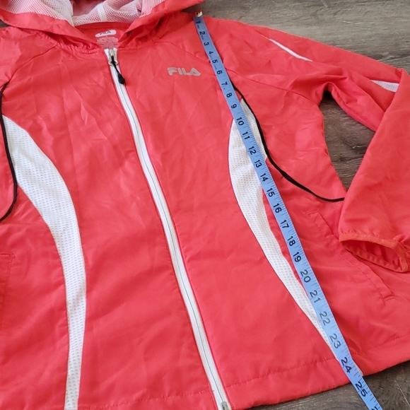 Fila | Jackets & Coats | Fila Lightweight Hooded Windbreaker Rain ...
